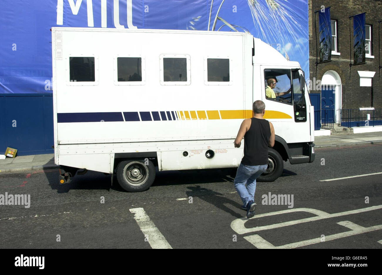 Colleen McCabe court van Stock Photo - Alamy