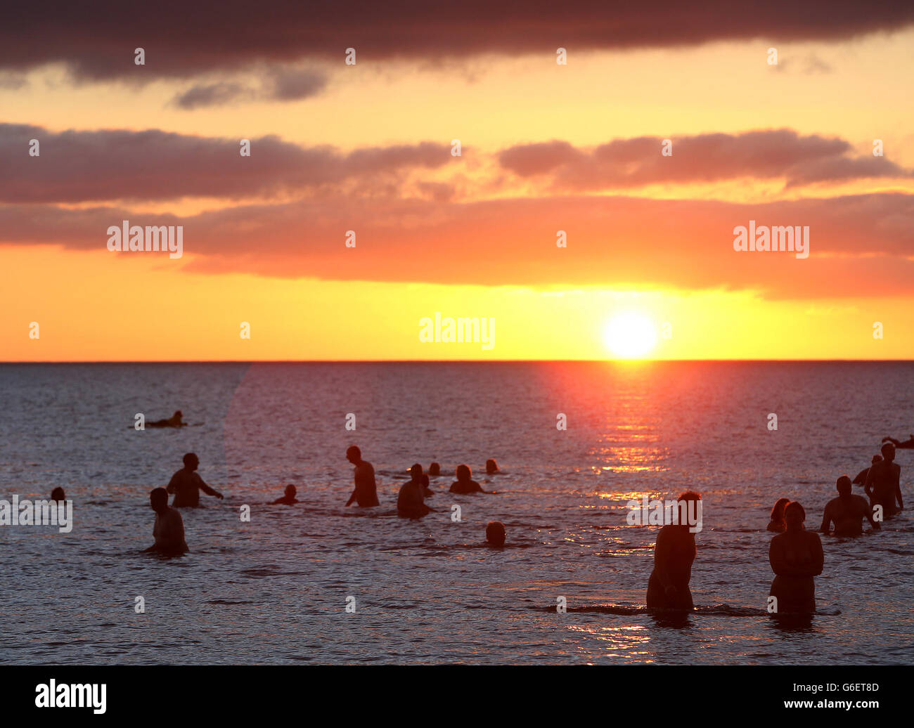 EDITORS NOTE NUDITY People attempt to set a new world record for the ...