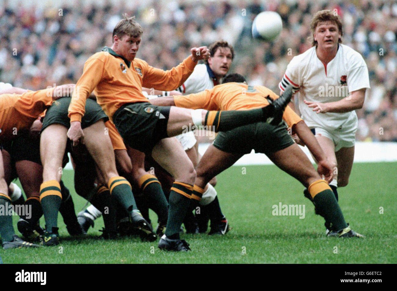 Todays rugby world cup final twickenham australia won 12 6 hi-res stock ...