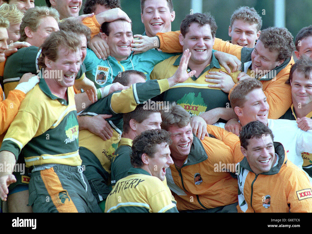 Australian rugby training session Stock Photo - Alamy