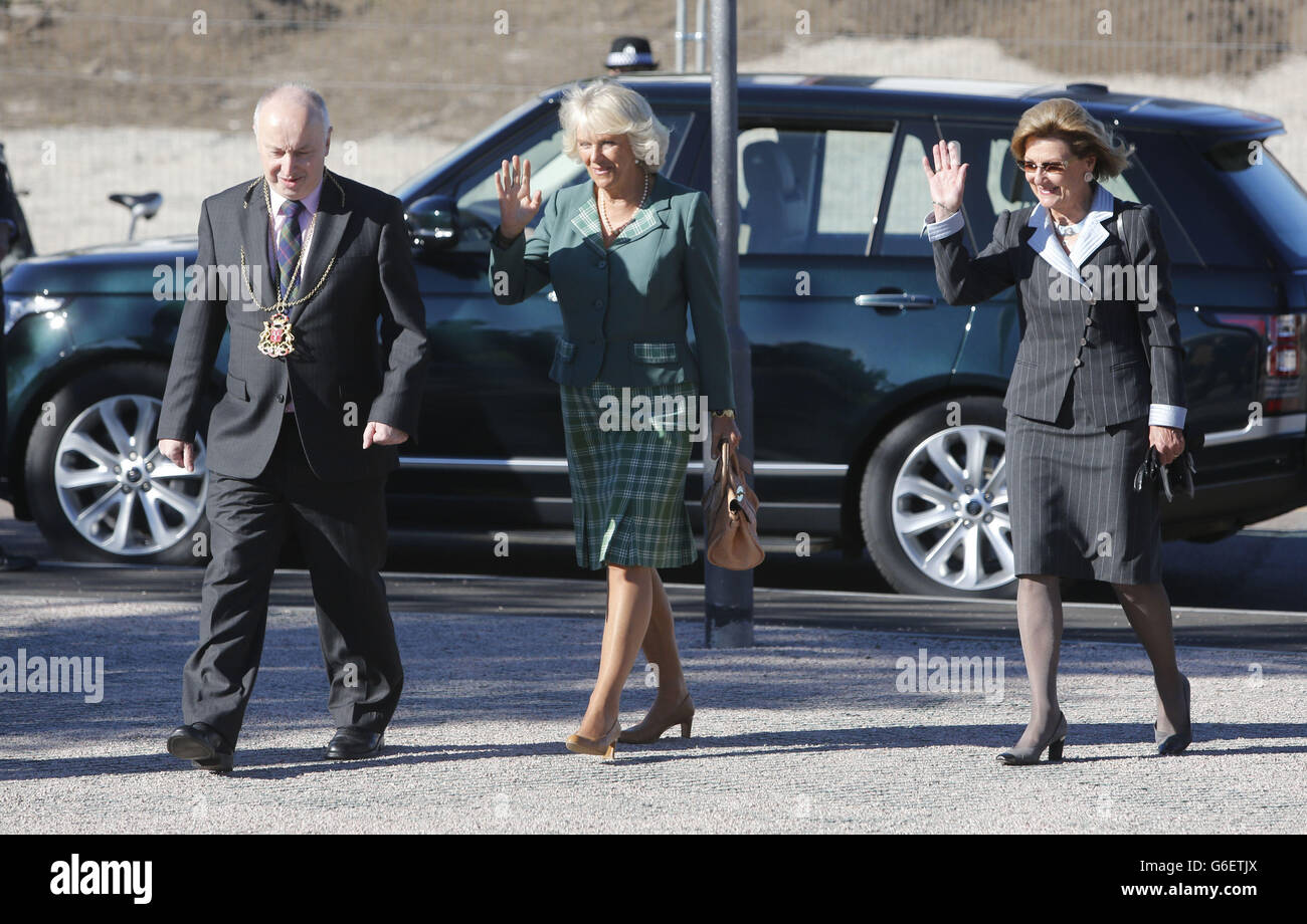 Duchess of Cornwall opens cancer support centre Stock Photo - Alamy