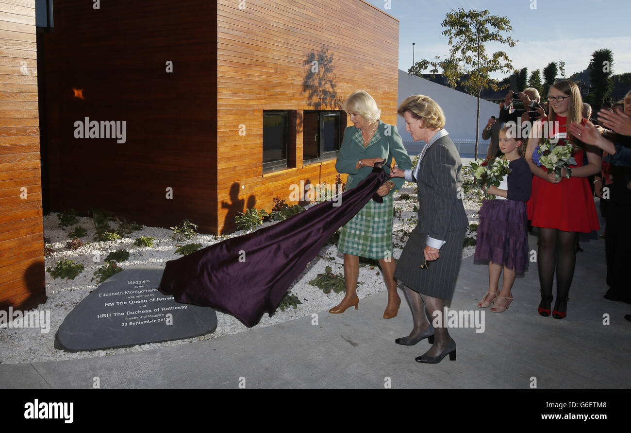 Duchess of Cornwall opens cancer support centre Stock Photo - Alamy