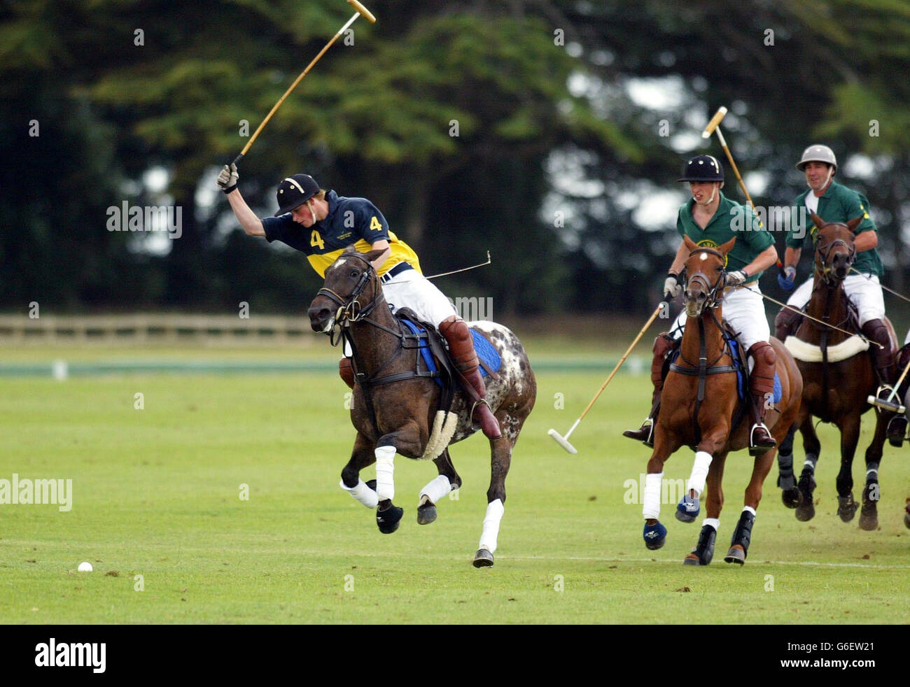 Princes Play Polo - Cirencester Stock Photo - Alamy