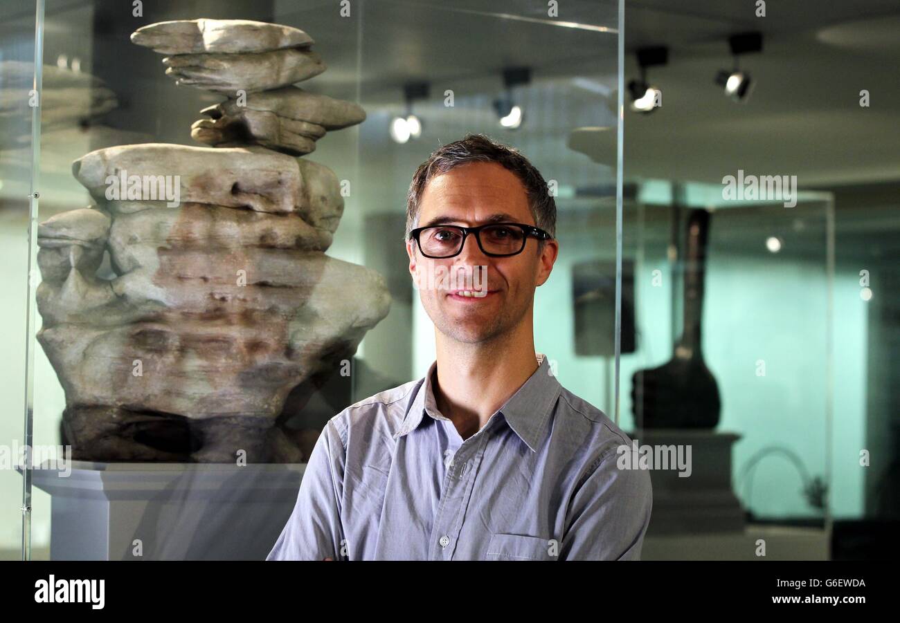Marcus Coates with his work Unmade Monument which is one of six new ...