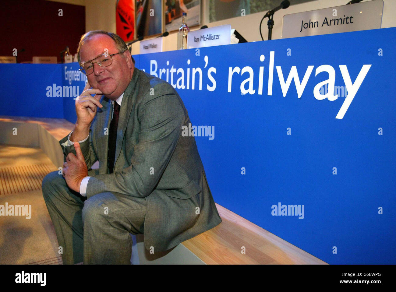 Chairman of Network Rail, Ian McAllister, before the start of the first ...