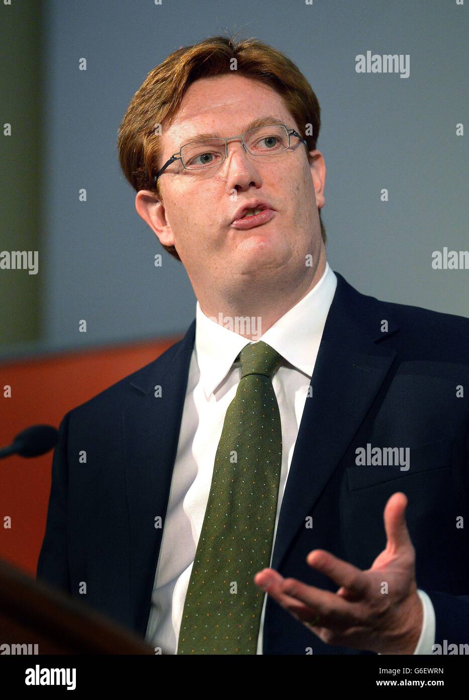 Chief Secretary of the Treasury Danny Alexander gives a speech to the ...