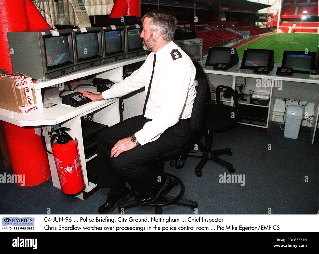 Police Briefing, City Ground, Nottingham Stock Photo - Alamy