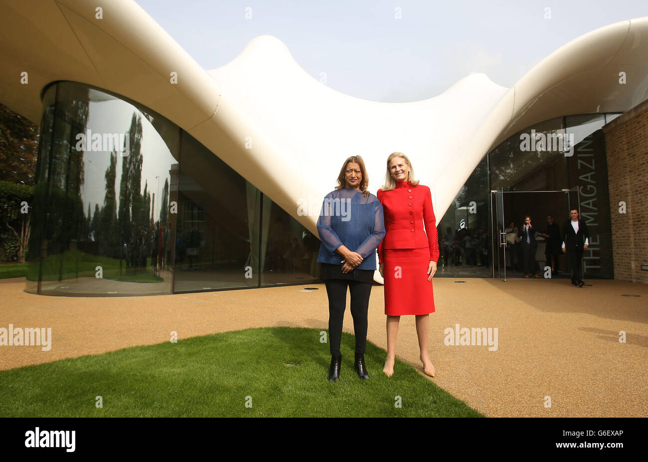 Theresa sackler right whose foundation donated money hi-res stock ...