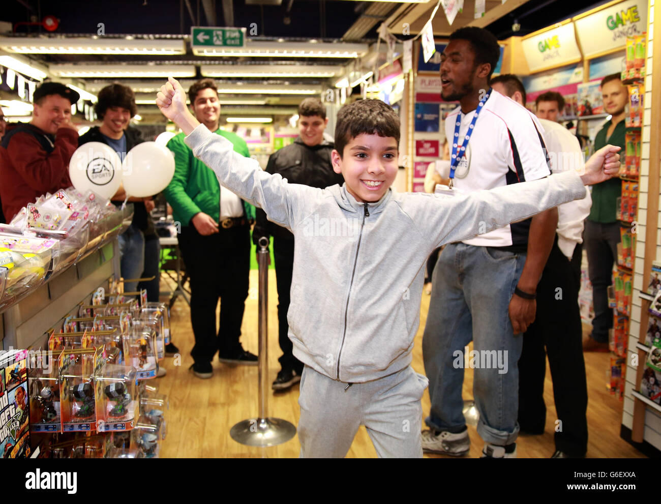 FIFA 14 launch Stock Photo - Alamy