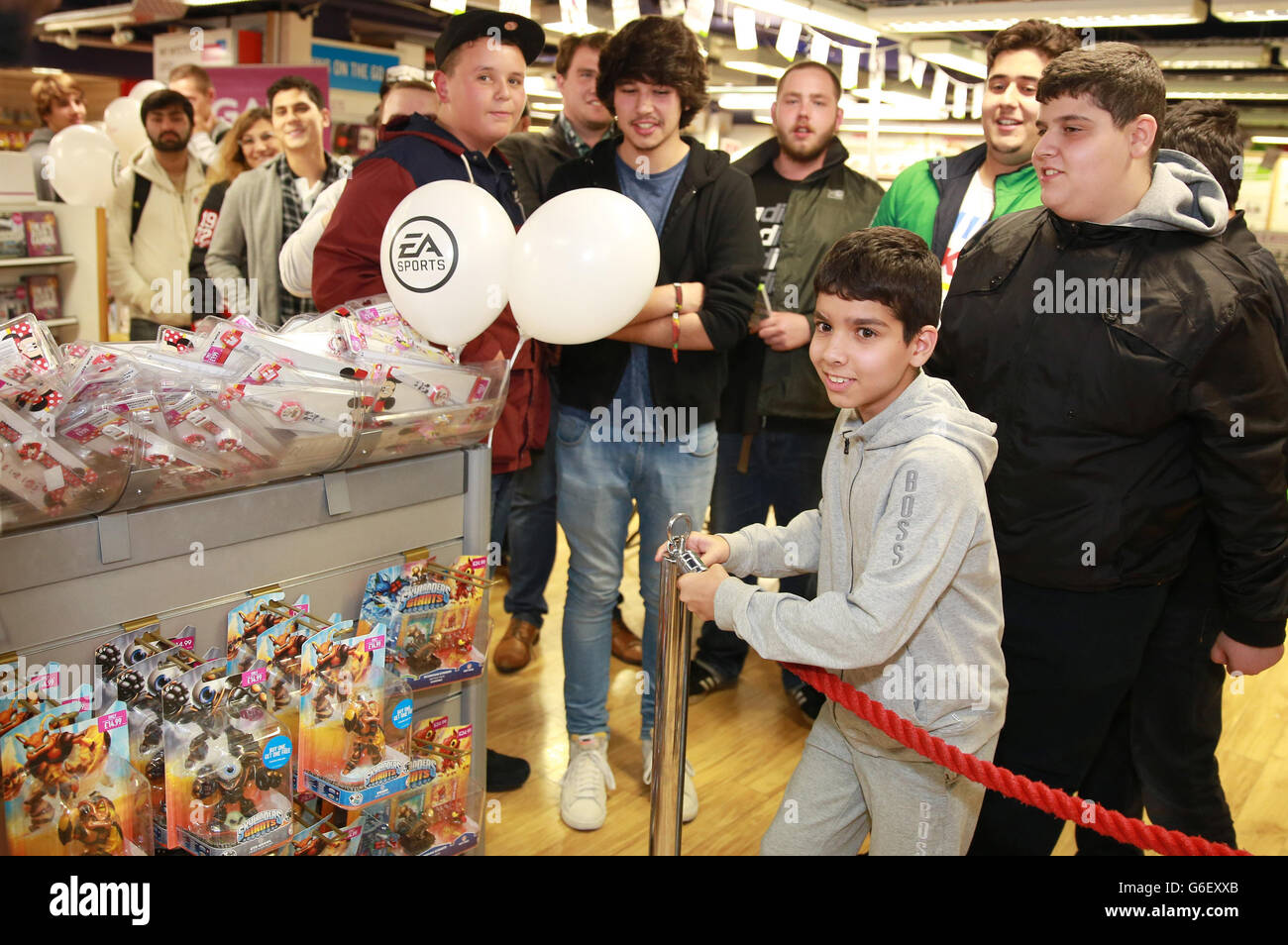 FIFA 14 launch Stock Photo - Alamy