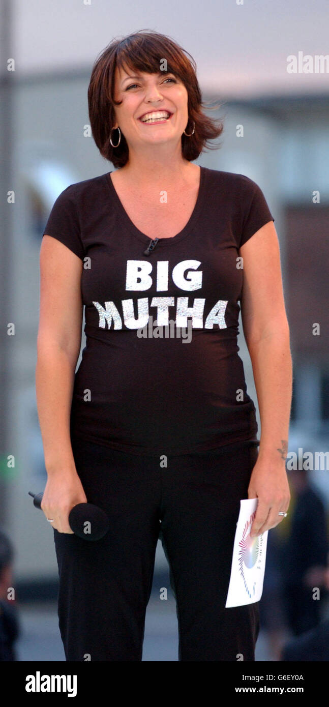 Big Brother Presenter Davina Mccall Stock Photos & Big Brother ...