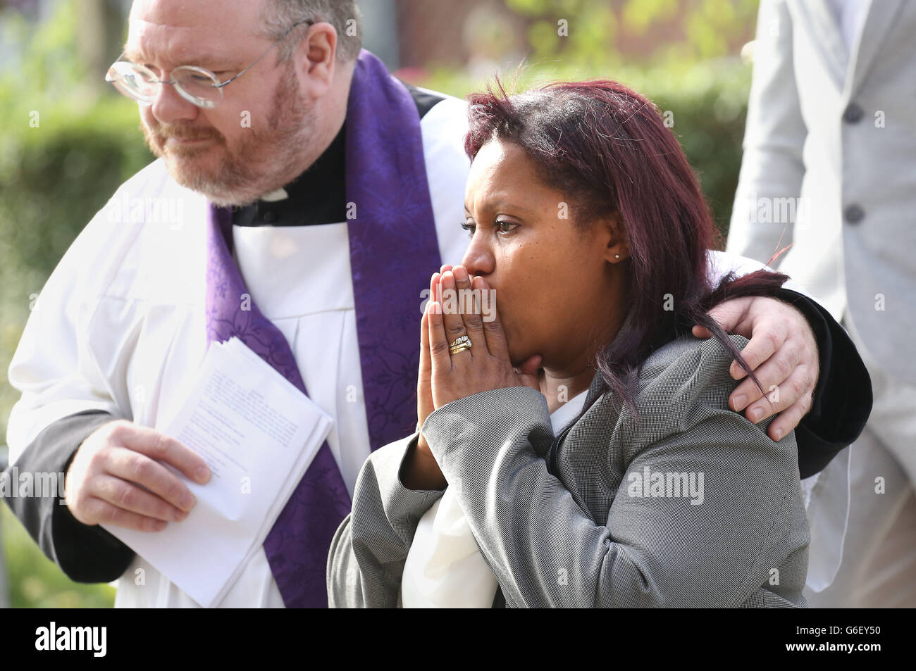 Sabrina Moss funeral Stock Photo - Alamy