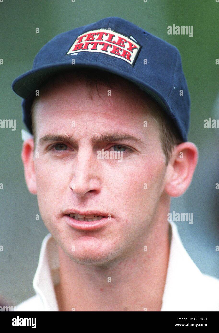 Cricket. John Crawley, England Stock Photo - Alamy