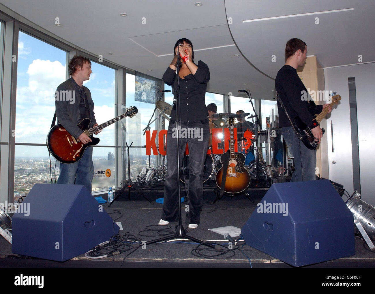 Kosheen perform in the BT Tower Stock Photo - Alamy
