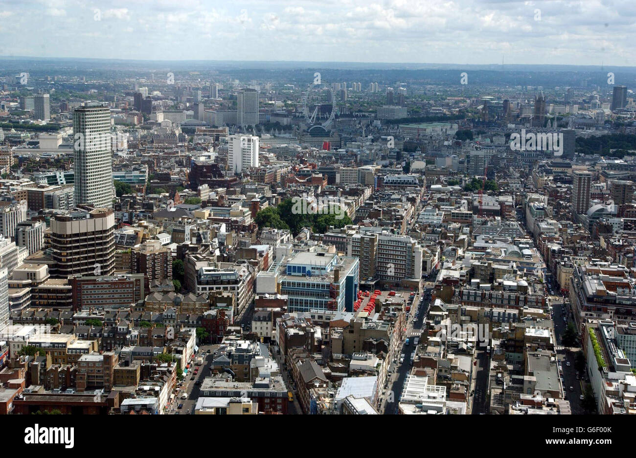 BT Tower view of London Skyline Stock Photo - Alamy