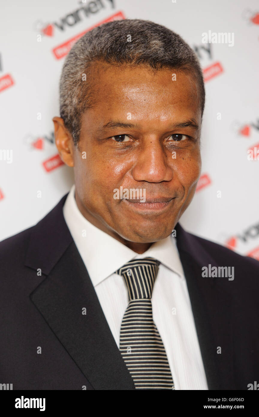 Hugh Quarshie arriving at the annual Variety children's charity dinner ...