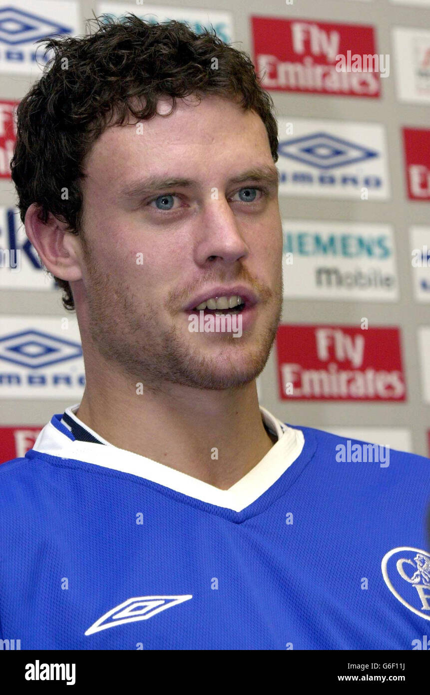Chelsea signing - Wayne Bridge Stock Photo - Alamy