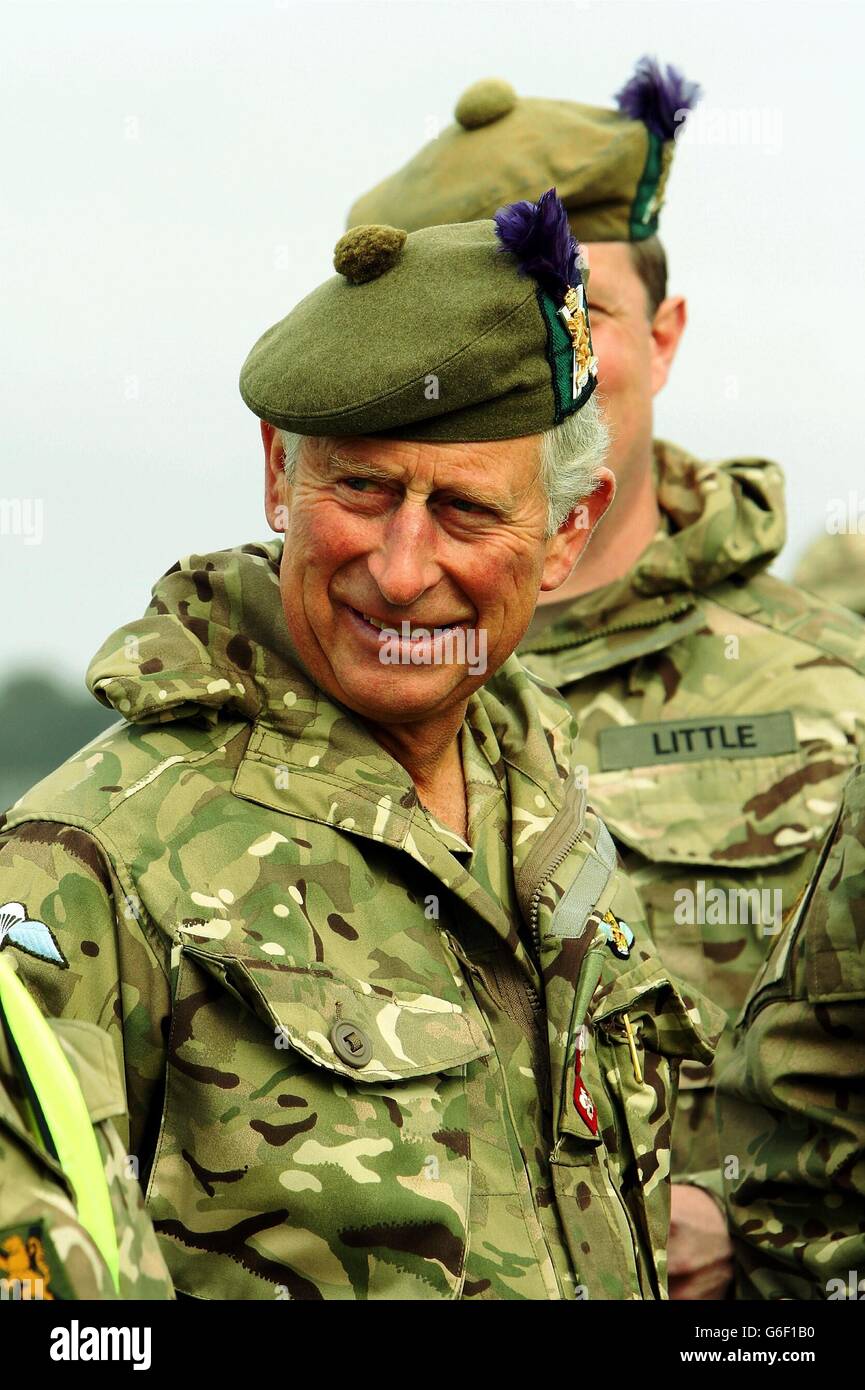 The Prince of Wales visits 51st Highland, 7th Battalion The Royal ...