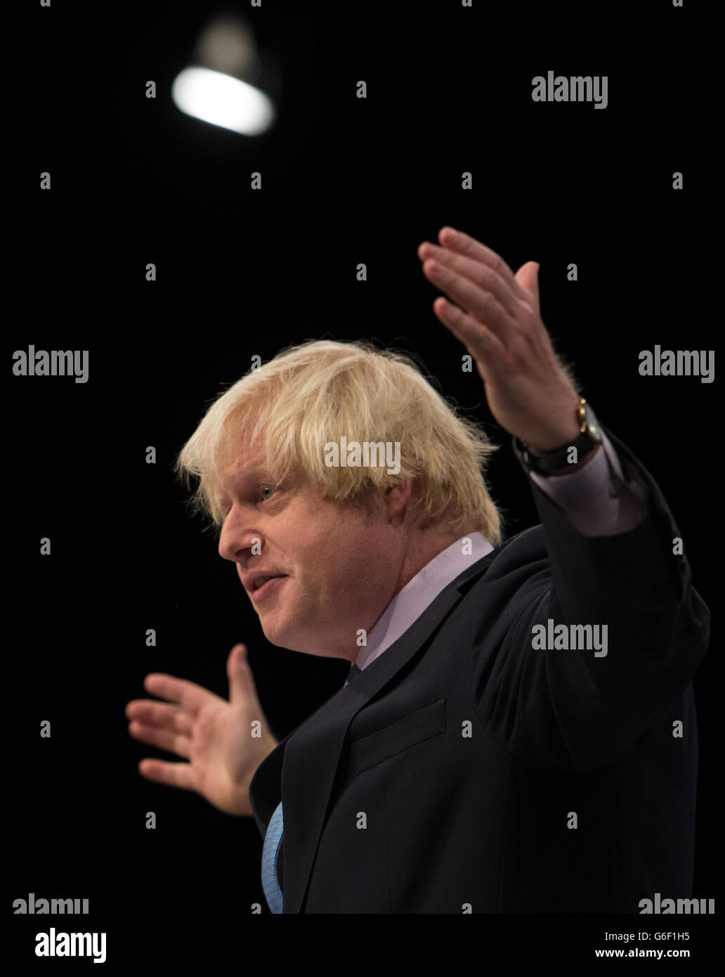Mayor of London Boris Johnson addresses the Conservative Party ...
