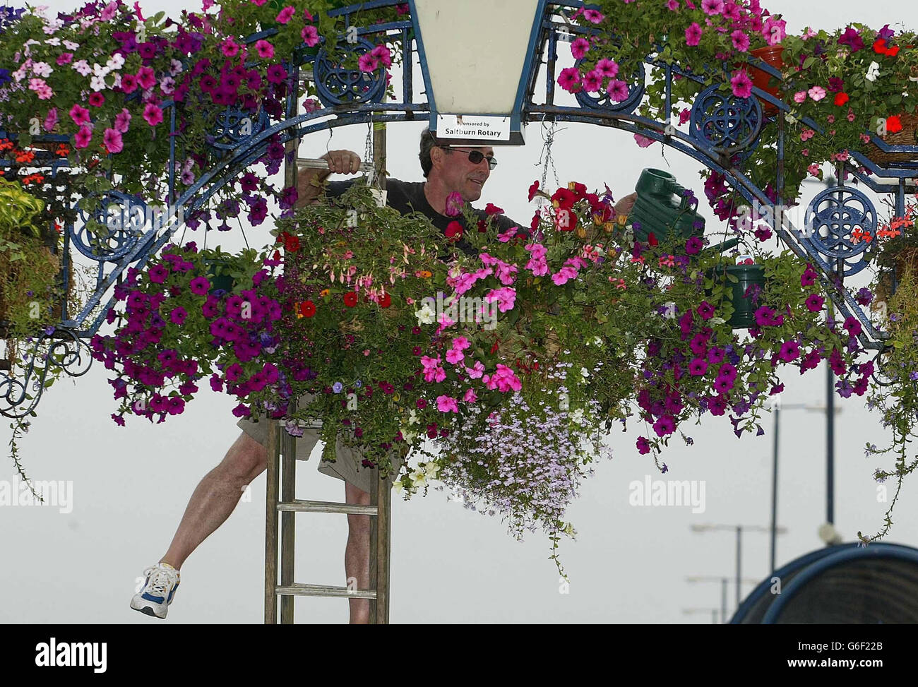 Saltburn Britain in Bloom Stock Photo - Alamy