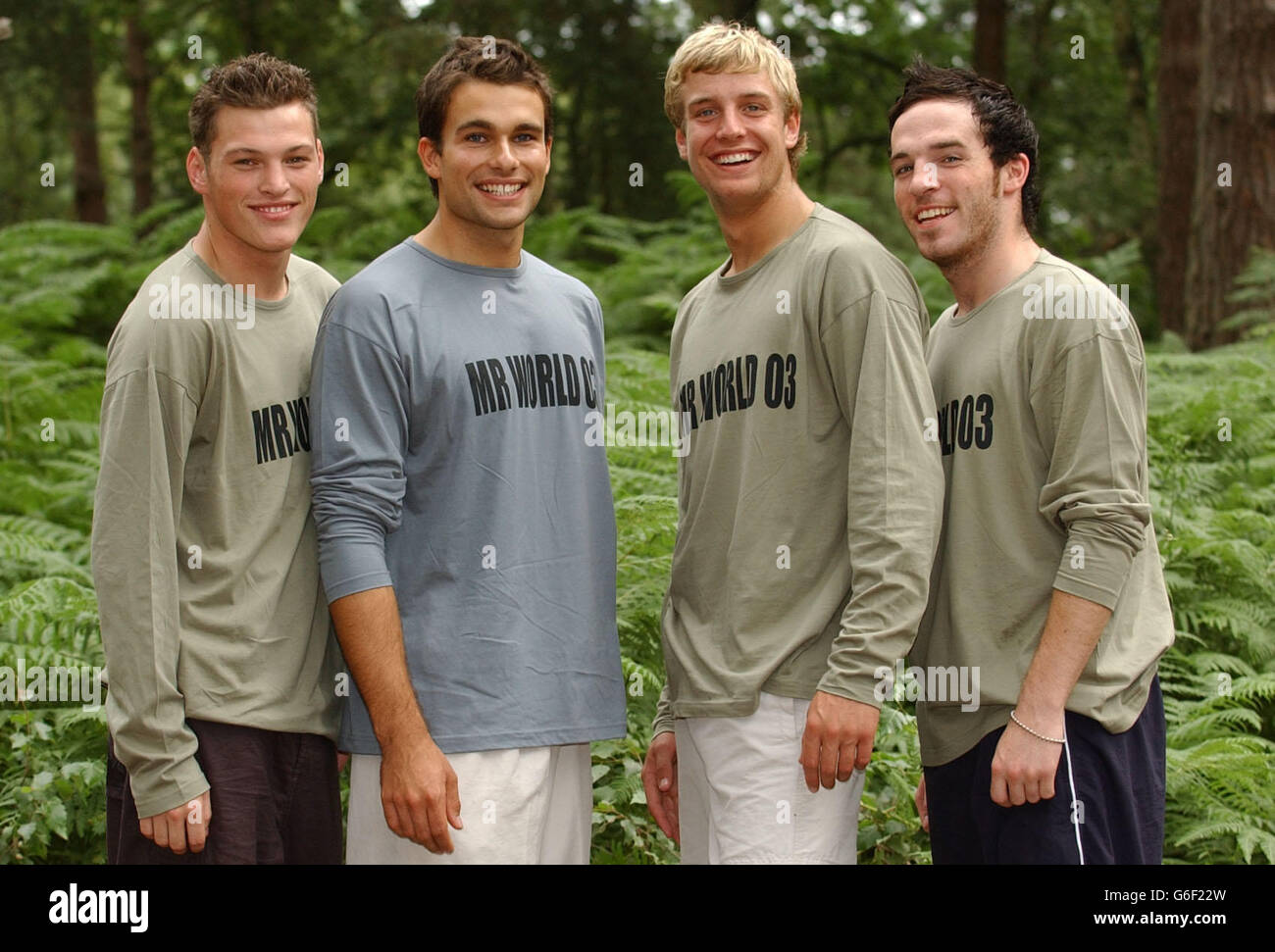 Mr World contestants Stock Photo - Alamy
