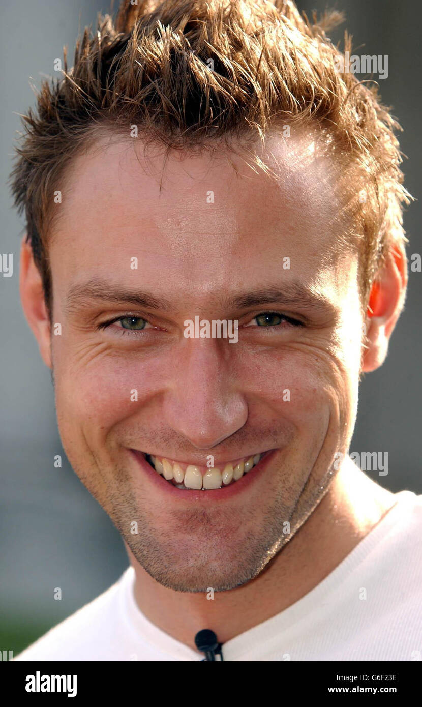 Fame Academy Nick Hall Stock Photo - Alamy
