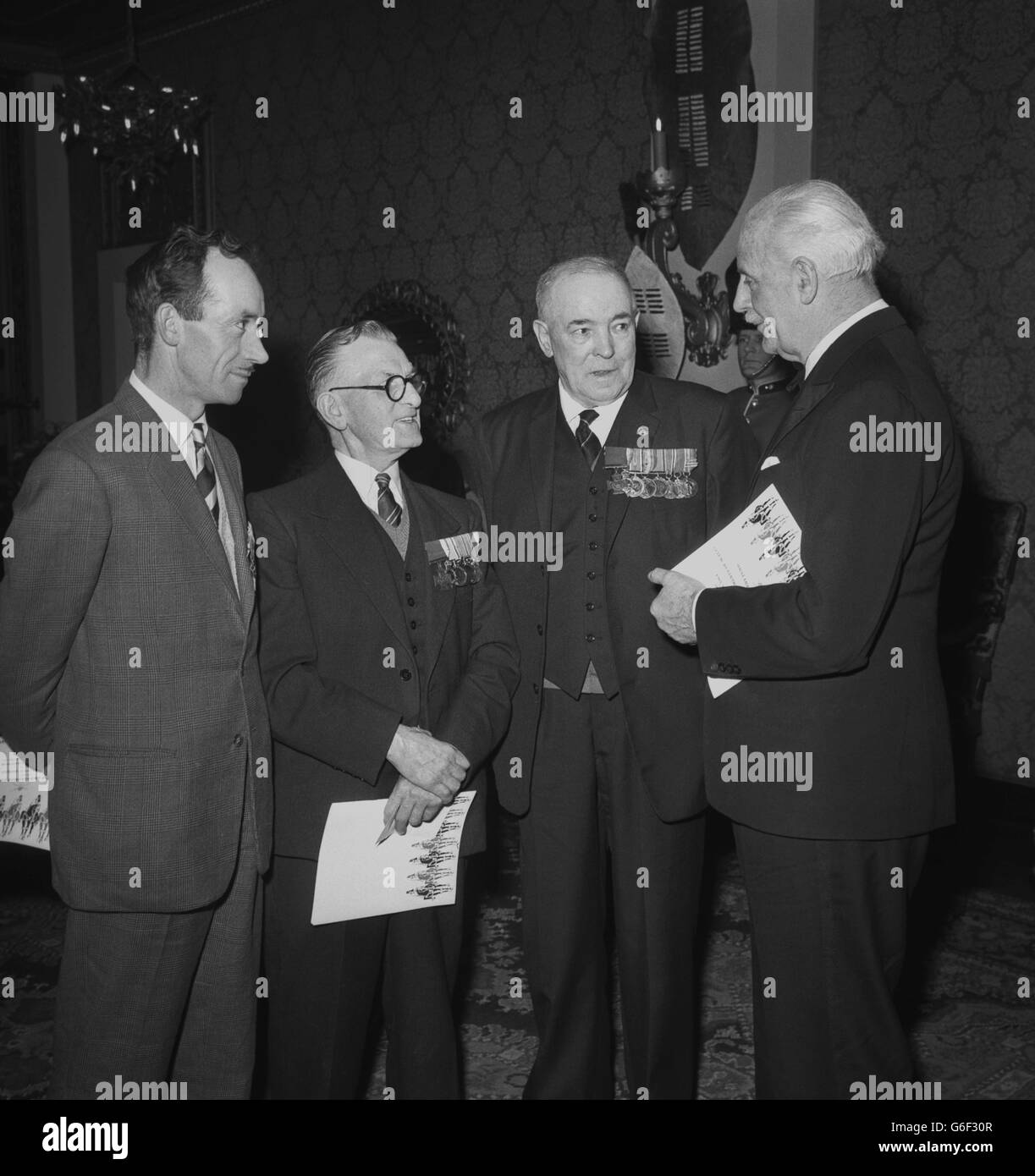 Film - Zulu World Premiere - Edward Chapman, Hubert Lewis and Ivor Rees ...