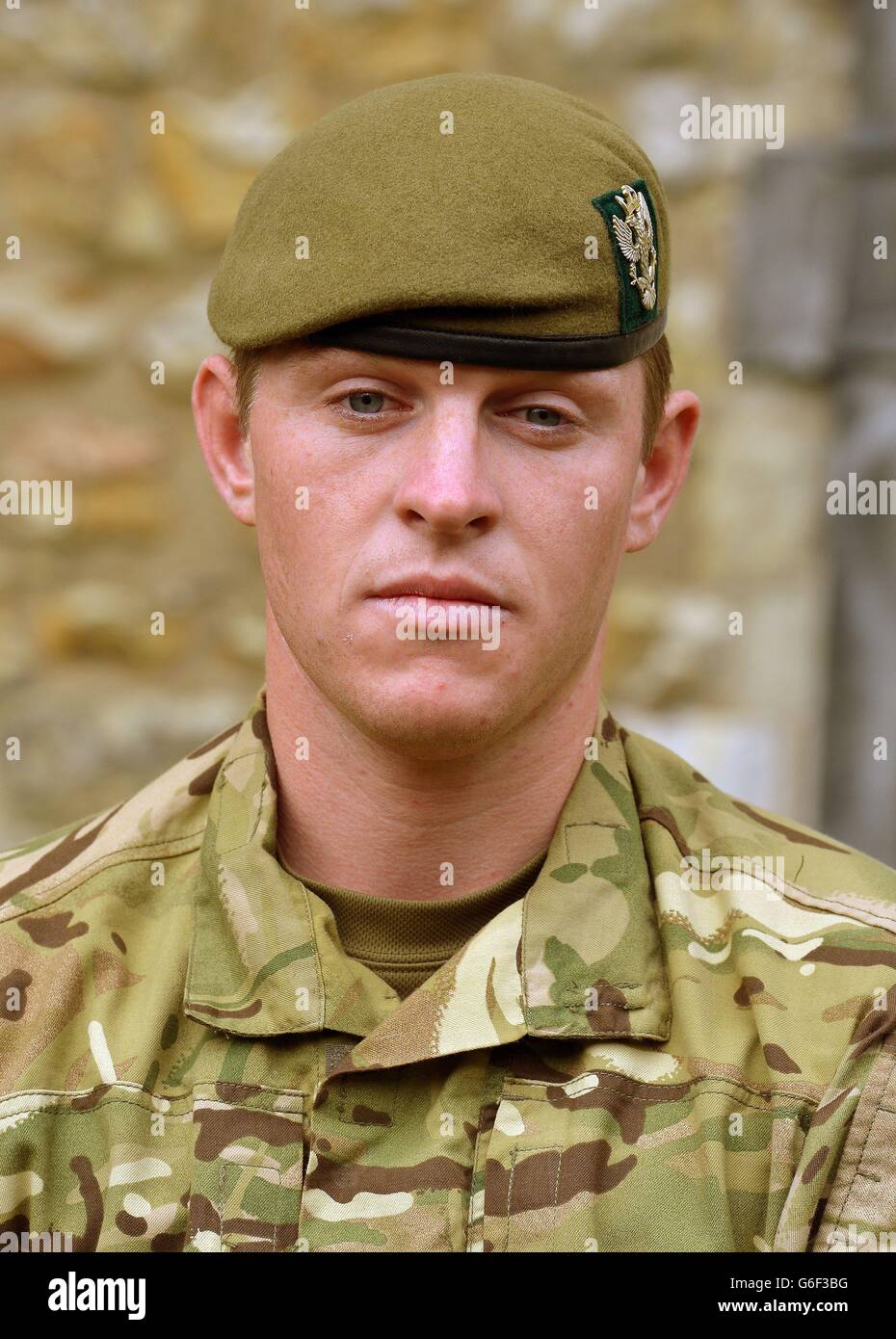 Cpl Josh Griffiths of the Mercian Regiment who has been awarded the CGC ...