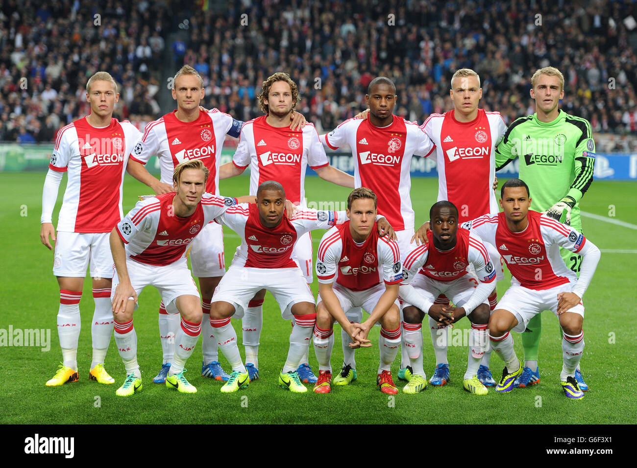 Soccer Uefa Champions League Group Ajax Ac Milan Amsterdam Arena High ...