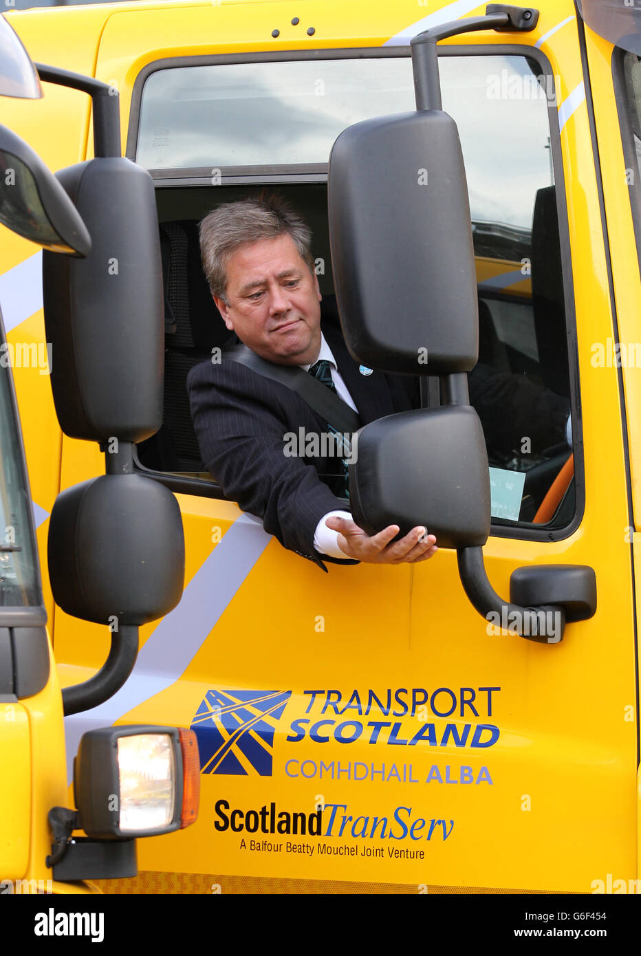 Transport Scotland Winter Service Stock Photo - Alamy