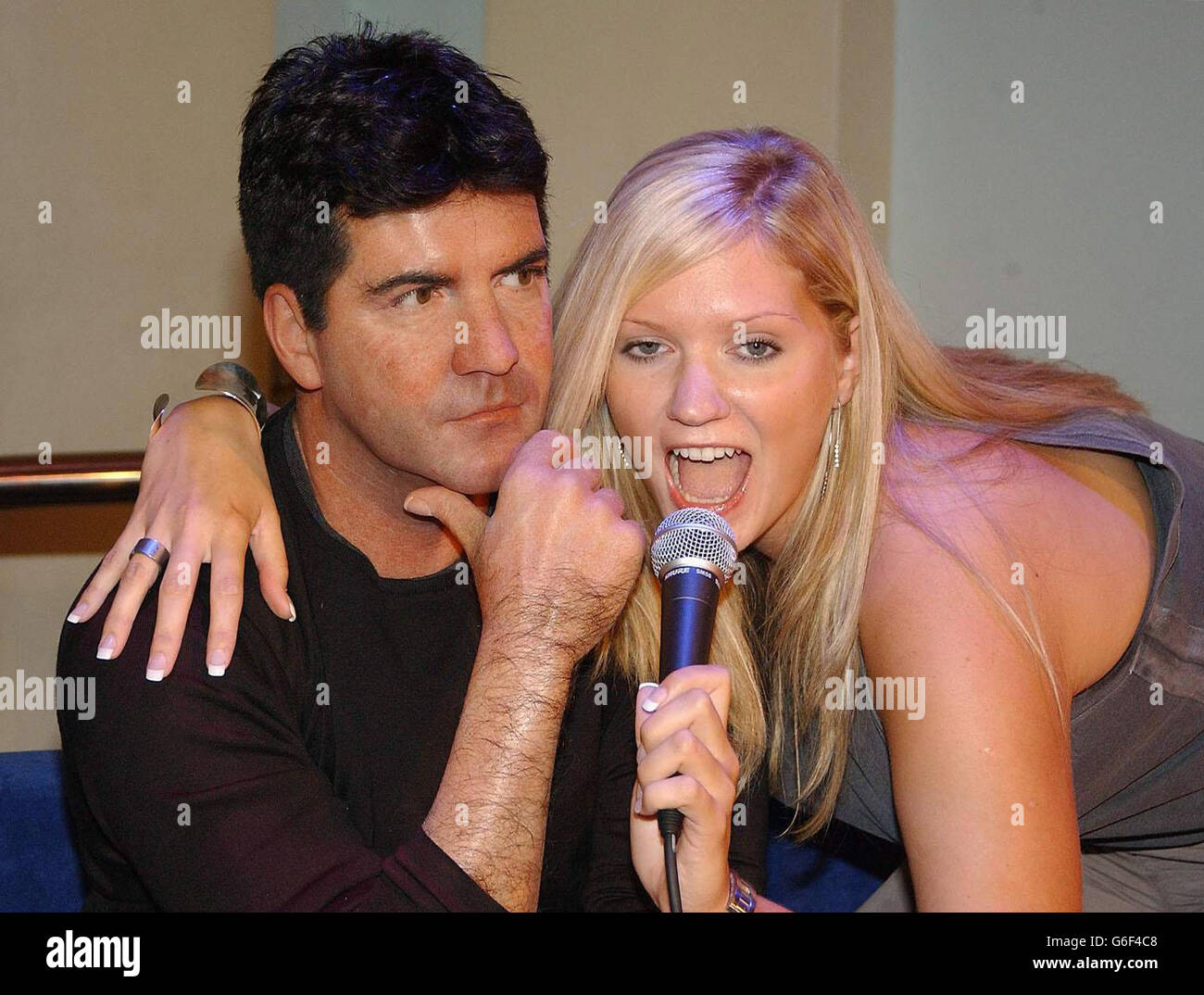 Simon Cowell waxwork at Madame Tussauds Stock Photo - Alamy