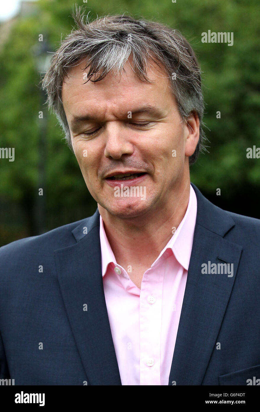 Liberal Democrat MP Michael Moore after doing TV interviews close to ...