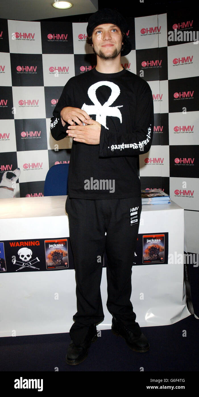 Jackass prankster bam magera at an in store signing hi-res stock ...