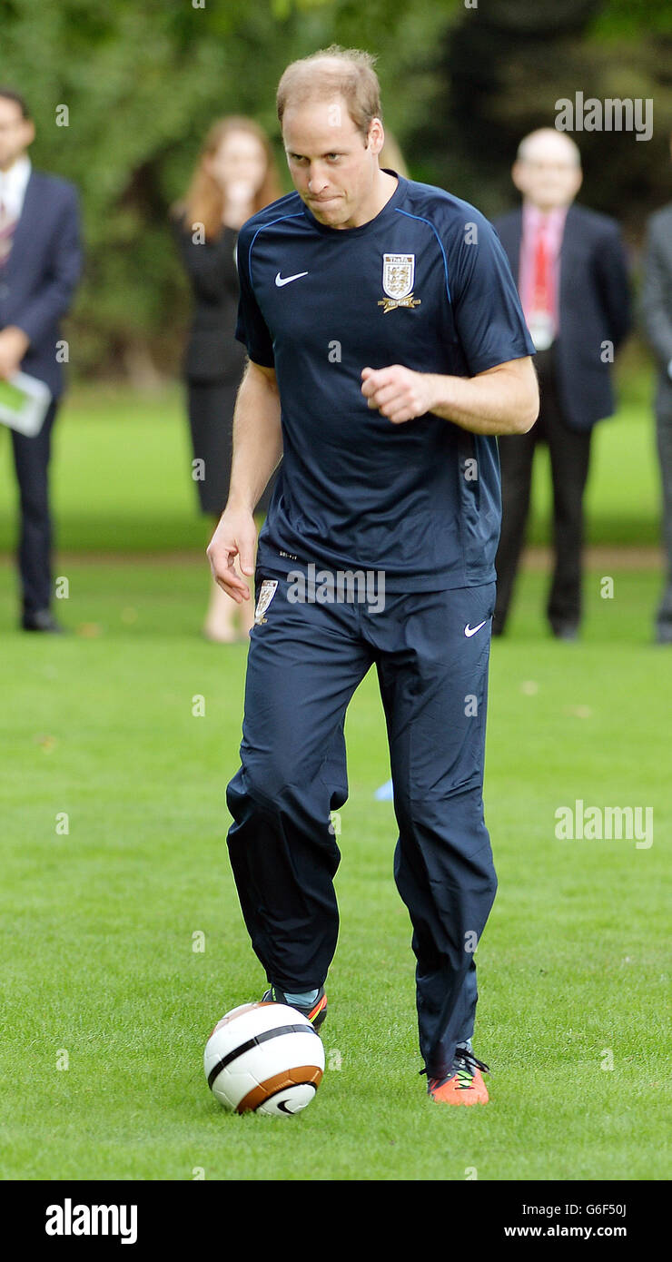 The Duke of Cambridge trains with members of the Royal household ...