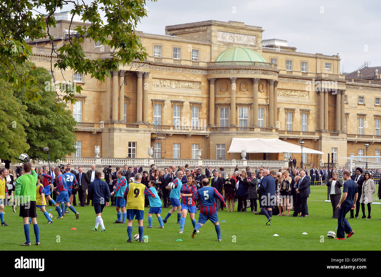 The Duke of Cambridge trains with members of the Royal household ...