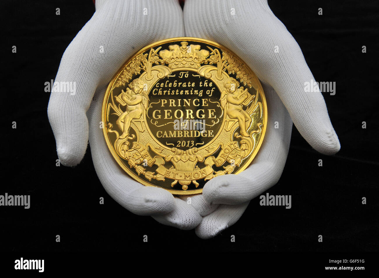 The Christening of HRH Prince George of Cambridge 2013 UK Gold Proof ...