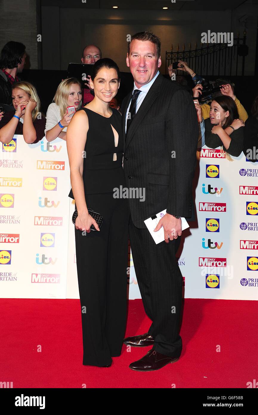 Matthew Pinsent and wife Demetra Pinsent arriving at the 2013 Pride of ...