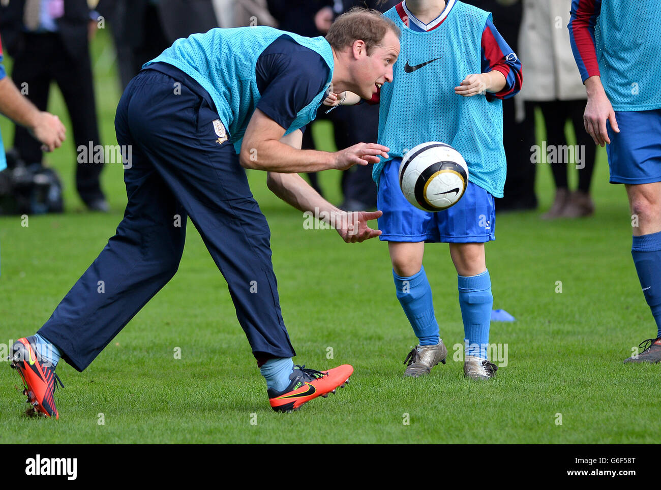 The Duke of Cambridge trains with members of the Royal household ...