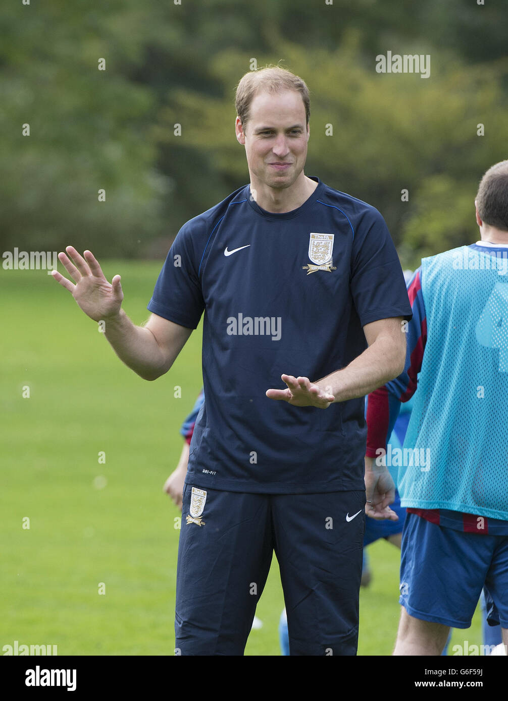 The Duke of Cambridge trains with members of the Royal household ...