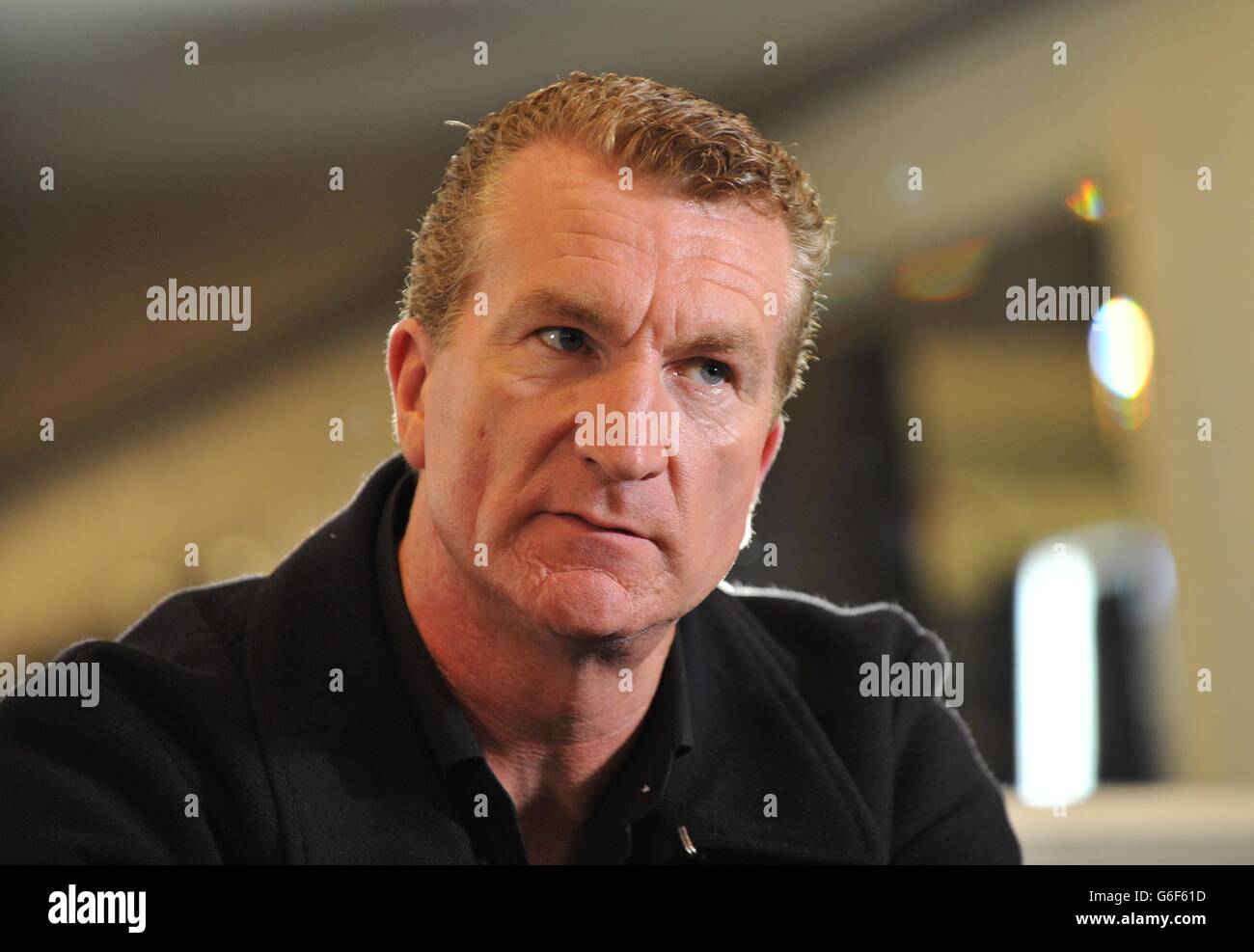 English Defence League (EDL) co-founder Kevin Carroll, during a press ...