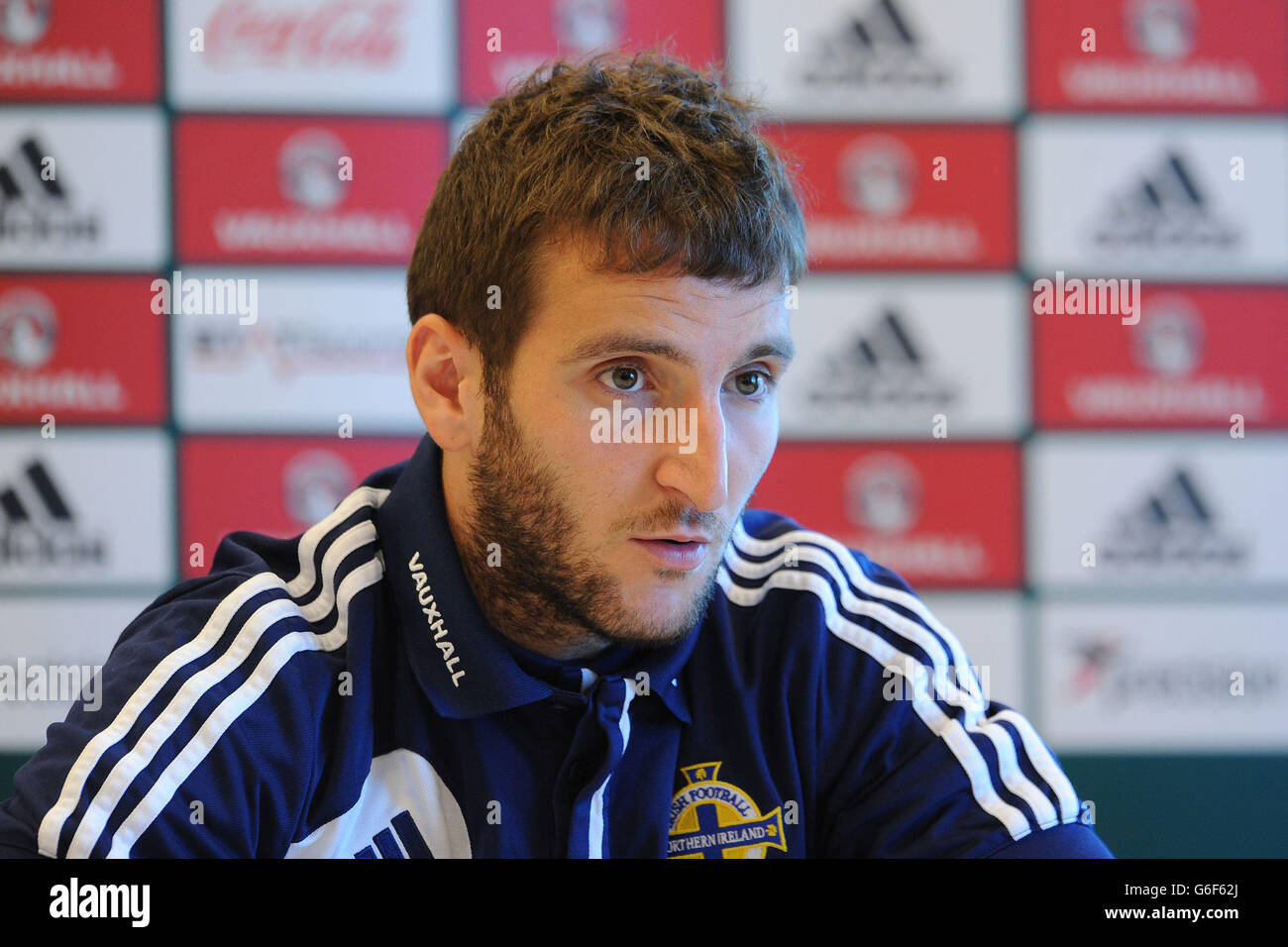 Northern Ireland's Martin Paterson during the press conference at the ...