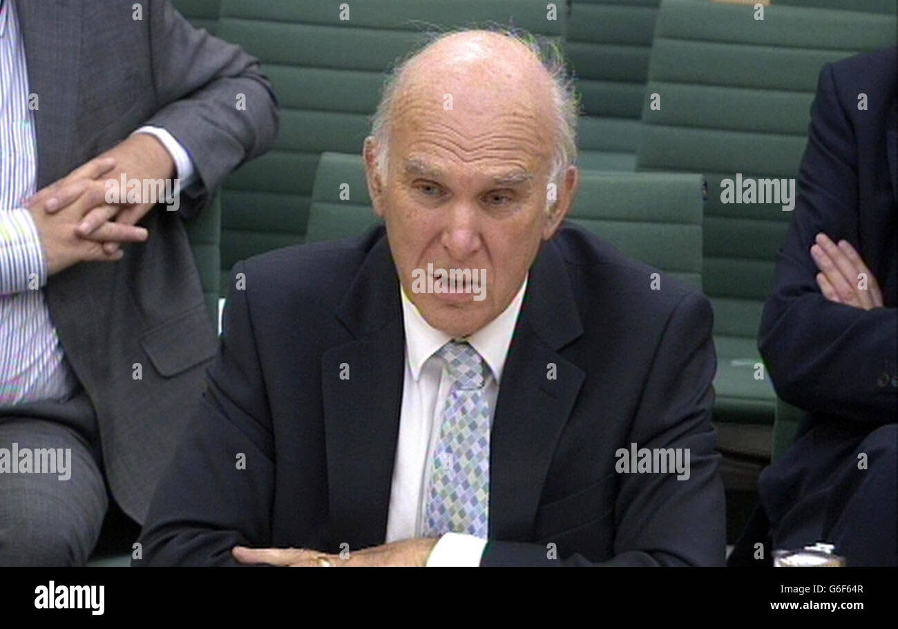 Business Secretary Vince Cable gives evidence on plans for the Royal ...