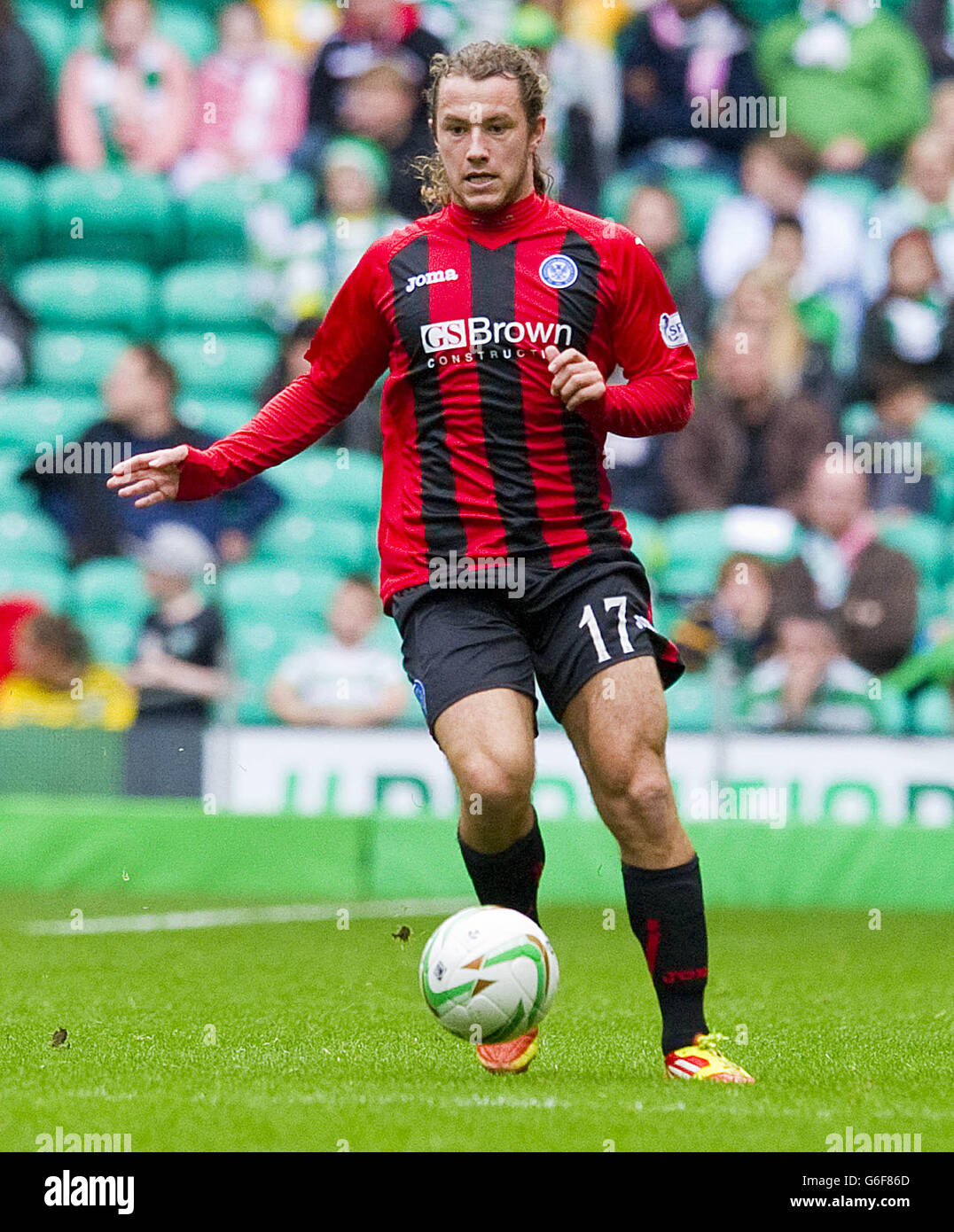 St Johnstones Stevie May during the Scottish Premiership match at ...