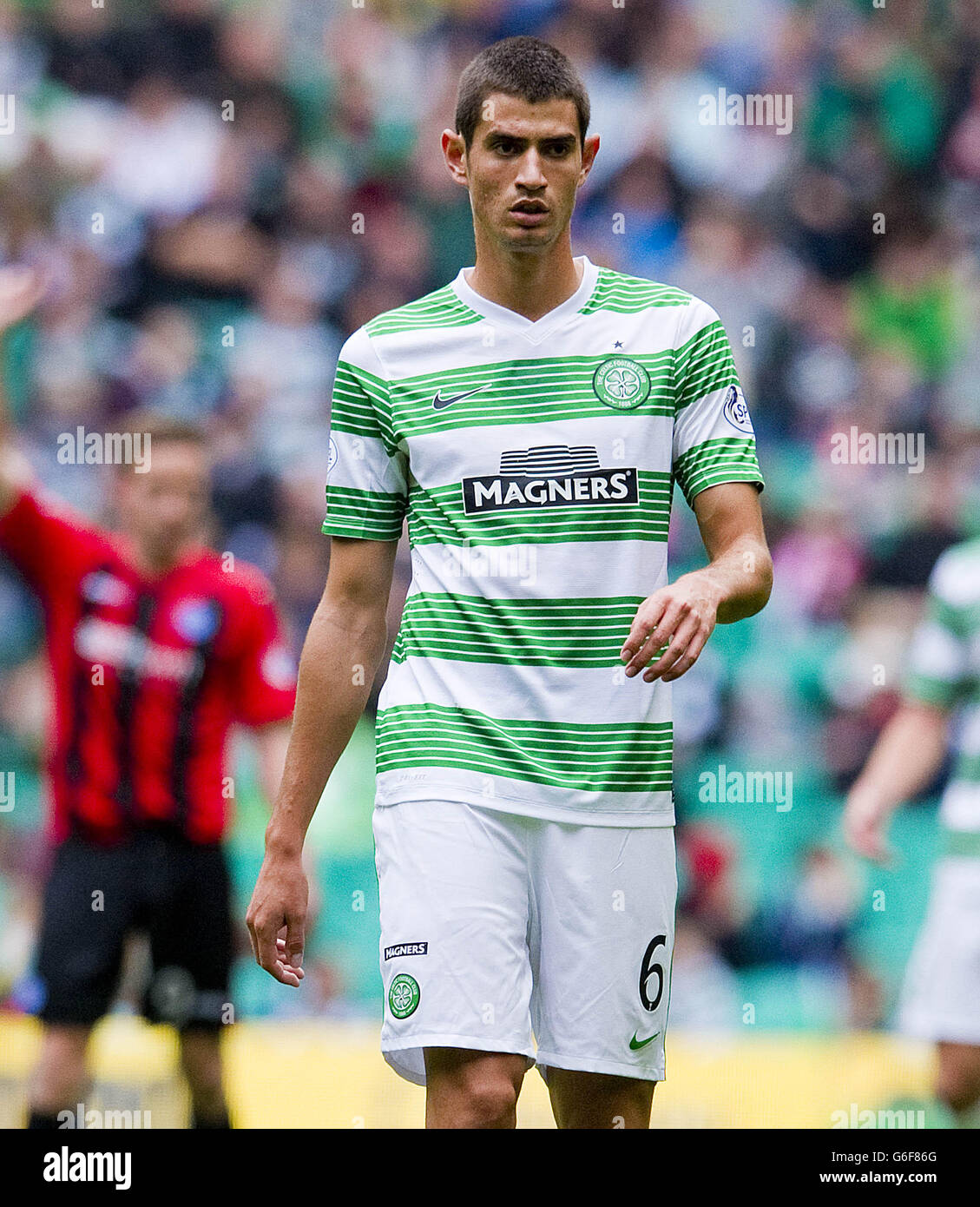 Celtic's Nir Biton during the Scottish Premiership match at Celtic Park ...