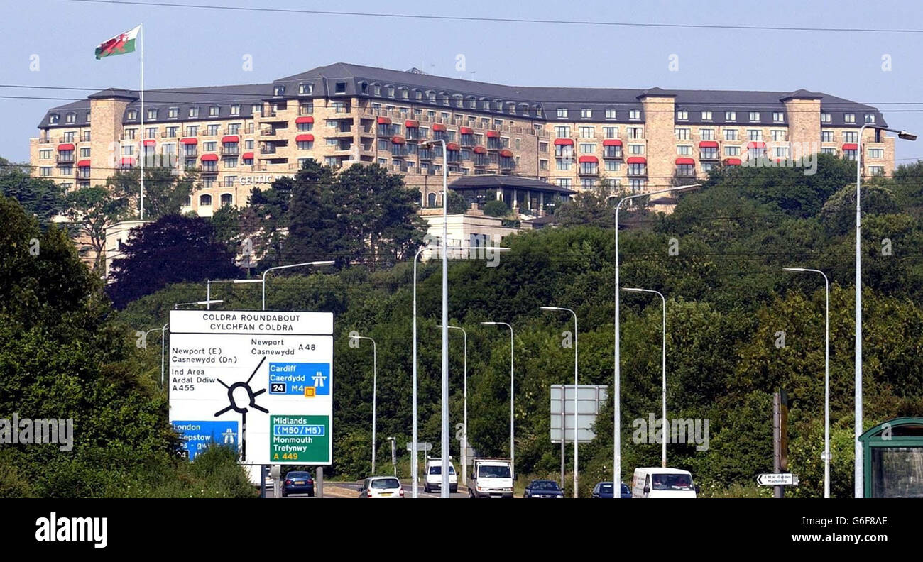 Celtic Manor Resort hotel near Newport.The former security worker for ...