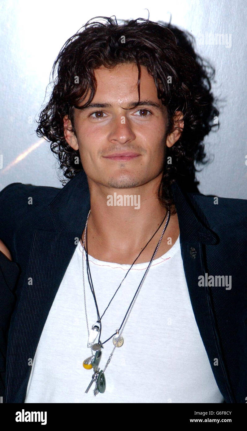 Actor Orlando Bloom arriving at the Odeon Leicester Square, London, for ...