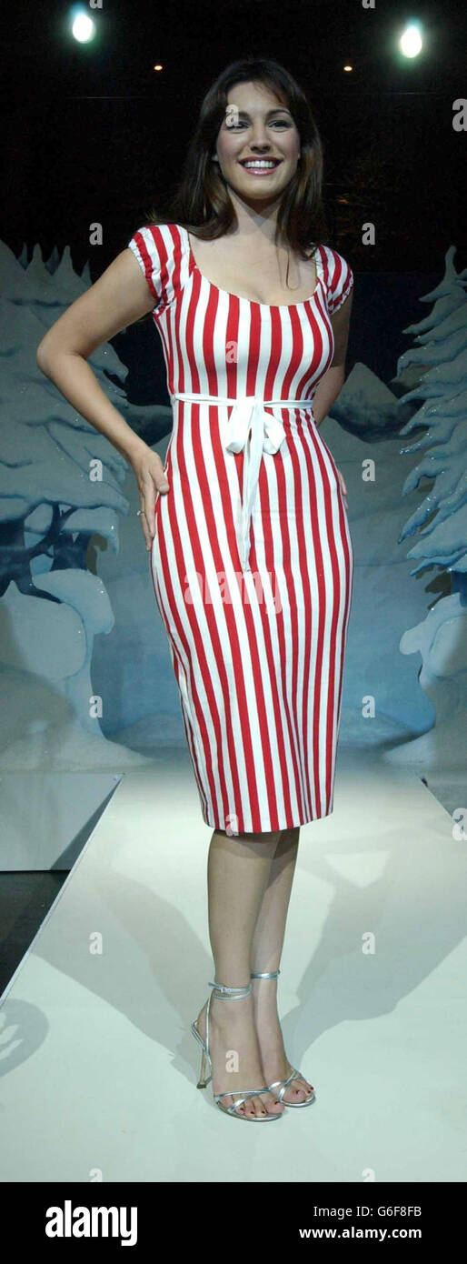 Model kelly brook on catwalk lion hi-res stock photography and images ...