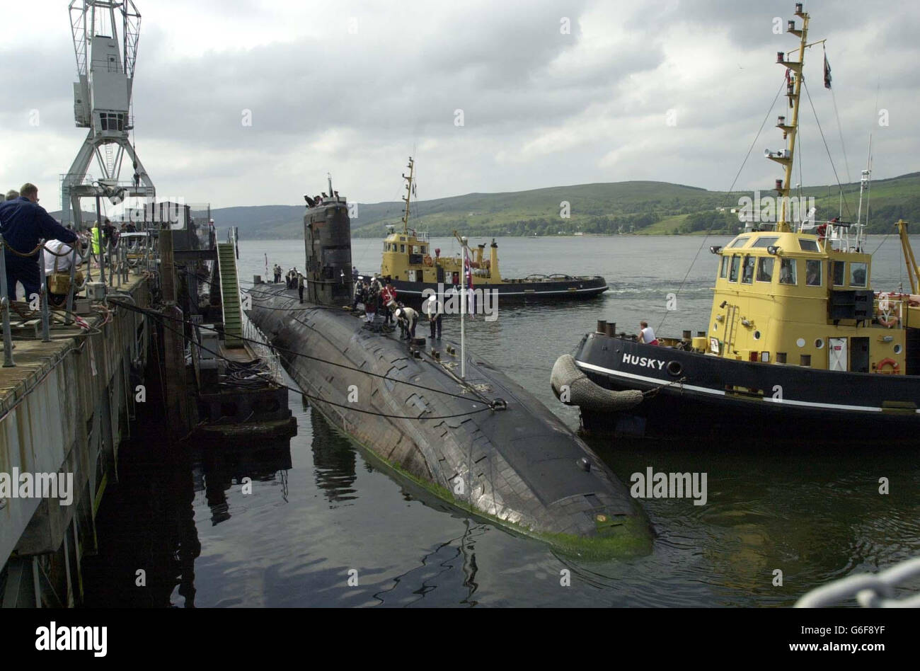 HMS Splendid returns from the Gulf, to HM Naval base Clyde, Faslane ...