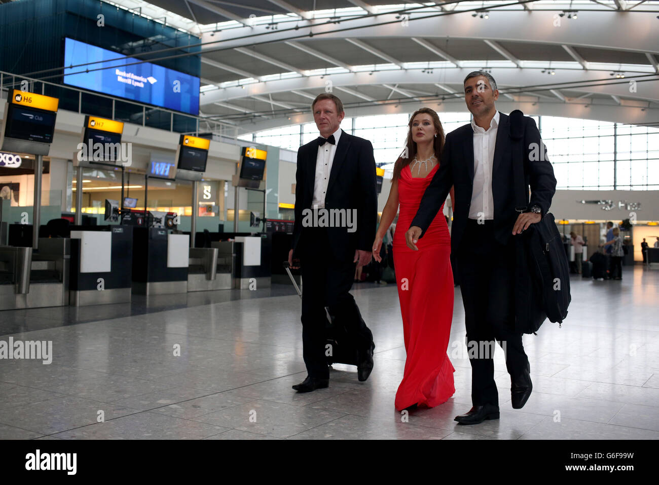 BA A380 flight to LA Stock Photo - Alamy