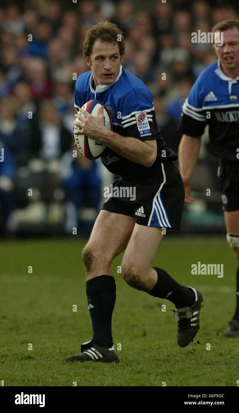 Mike Catt of Bath looks for a pass in their match against Leicester. PA ...